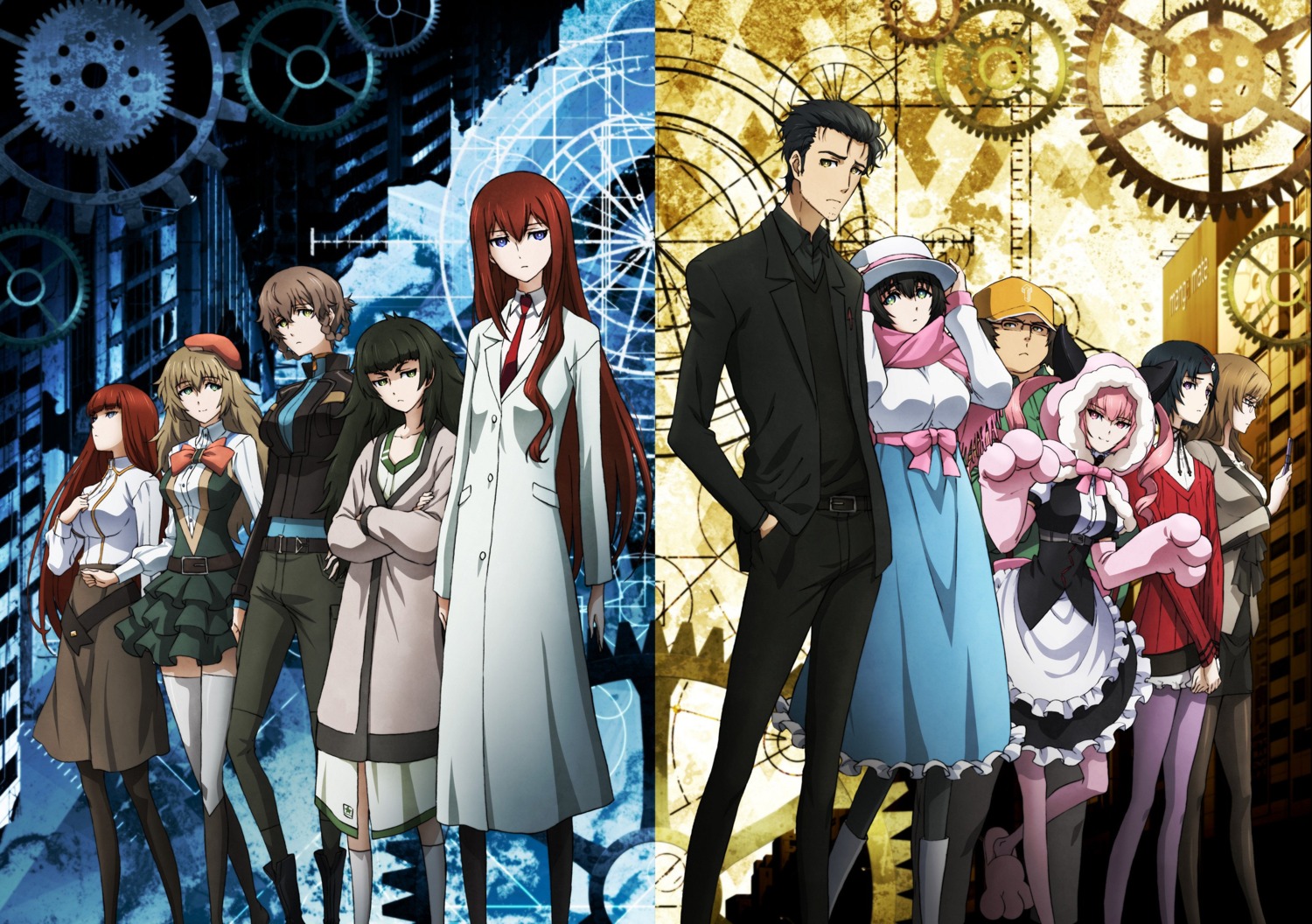 steins;gate steins;gate 0 amane suzuha amane yuki faris nyanyan hashida itaru hiyajou maho kiryu ...